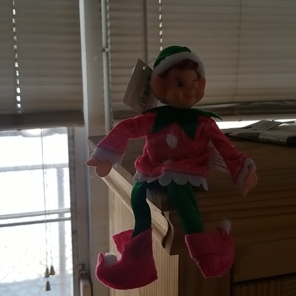 Ashland | Holiday | Pink Elf Ornament Shelf Sitter | Poshmark